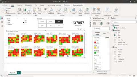 Cómo crear un mapa de calor en Power BI