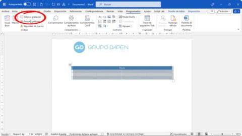 Cómo crear macros en Word