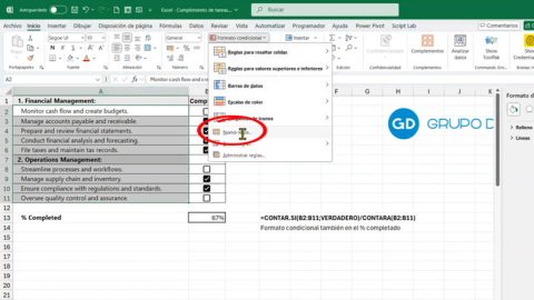 Cómo utilizar la casilla de verificación o CheckBox en Excel 365